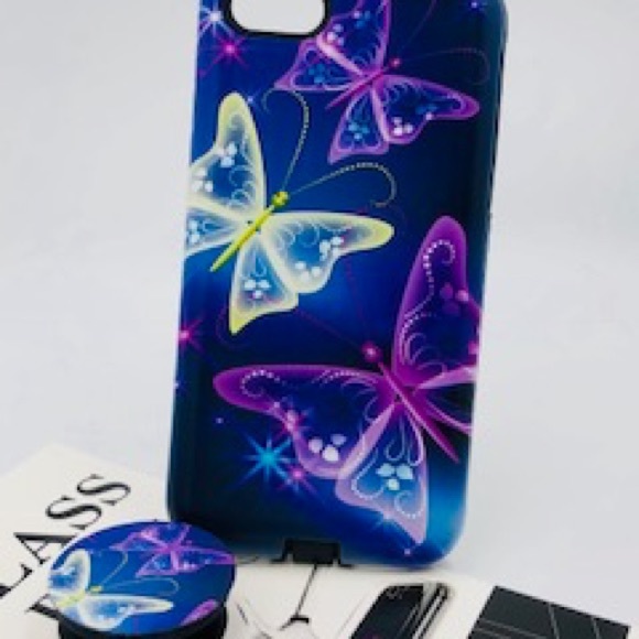 Accessories | New Iphone Case 7 8 Or X With Matching Pop Socket | Poshmark